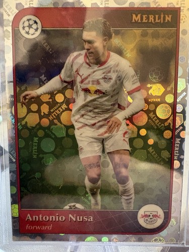 Topps Merlin UCC 24-25 Antonio Nusa Vintage Merlin Refractor | eBay UK