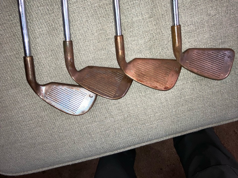 Vintage Ping copper beryllium iSi LH 4,5,9 Eye2 3 Iron black dot | eBay