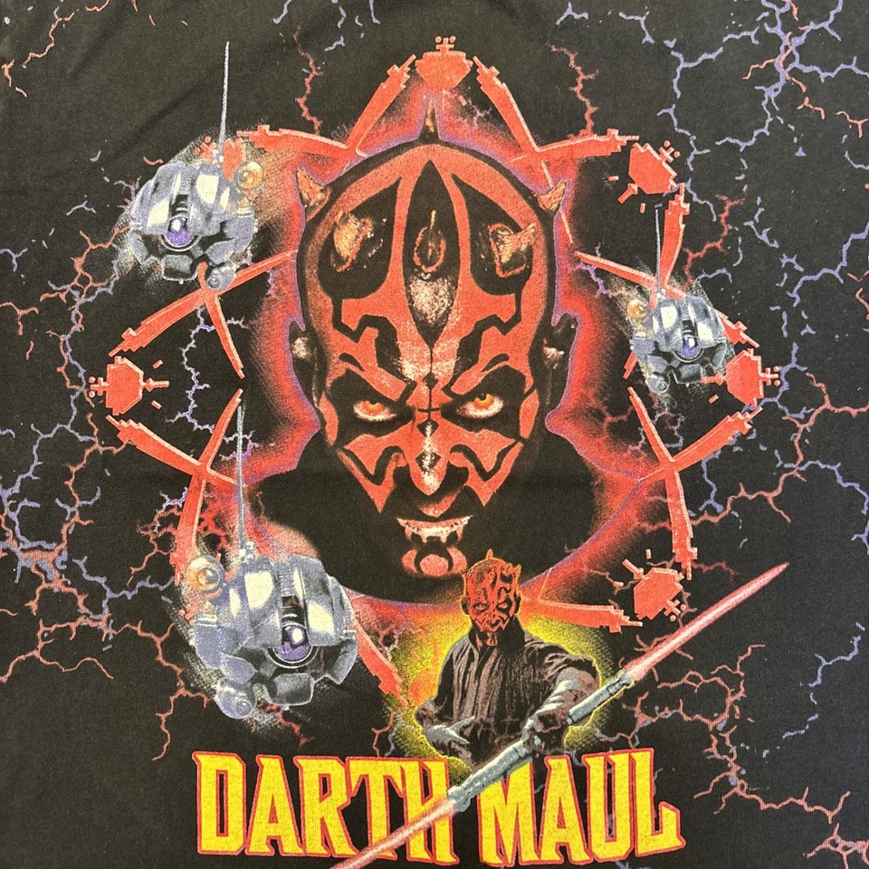 Vintage Star Wars Episode 1 Darth Maul Shirt, RARE, Youth XL | eBay UK