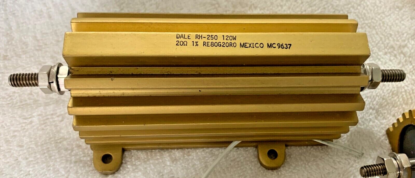 Resistors Metal Cased Dale RH5 RH10, RH25, RH50, RH100, RH250 ++ to 120 ...