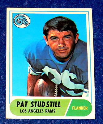 Pat Studstill * 1968 Topps Vintage Football #156 🐏 Los Angeles RAMS 🐏 ...