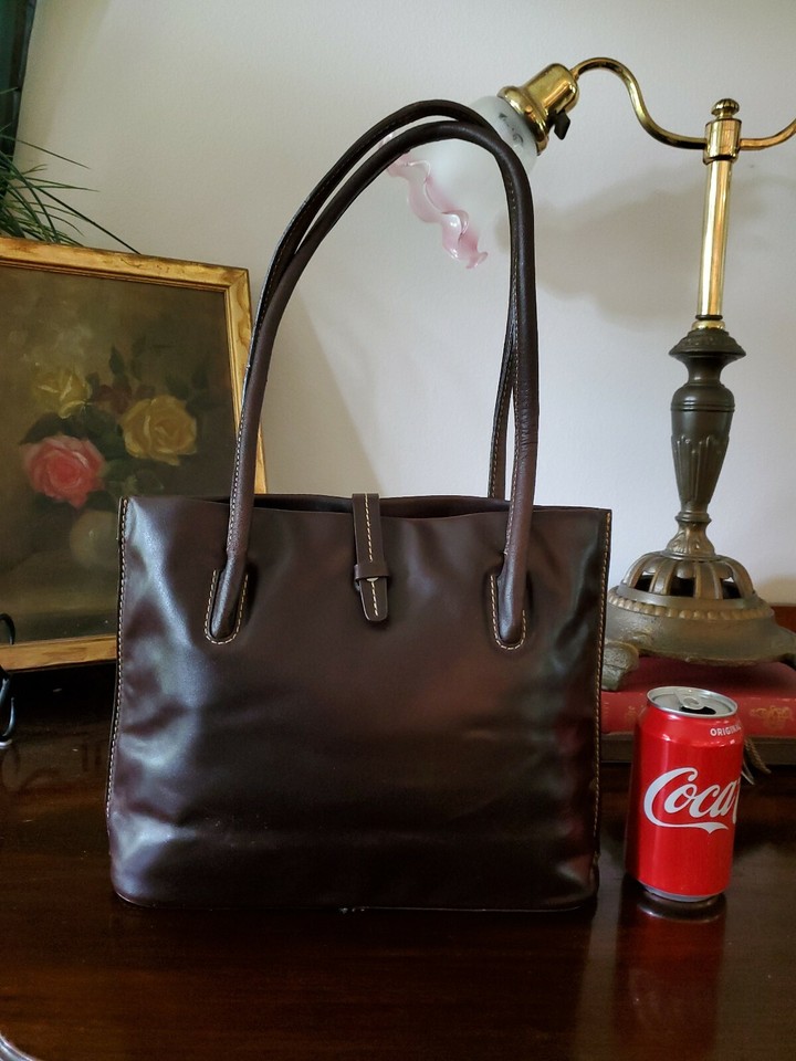 BLACK WILSONS LEATHER PELLE STUDIO HANDBAG PURSE BAG TOTE CLASSY | eBay