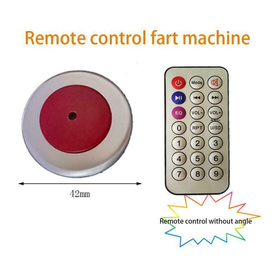 2021 NEW Funny Prank Remote Control Fart Machine Practical Gifts Ezast ...
