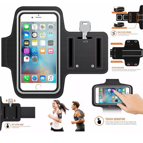 Sports Arm Band Mobile Phone Holder Bag Running Gym Armband Exercise ...
