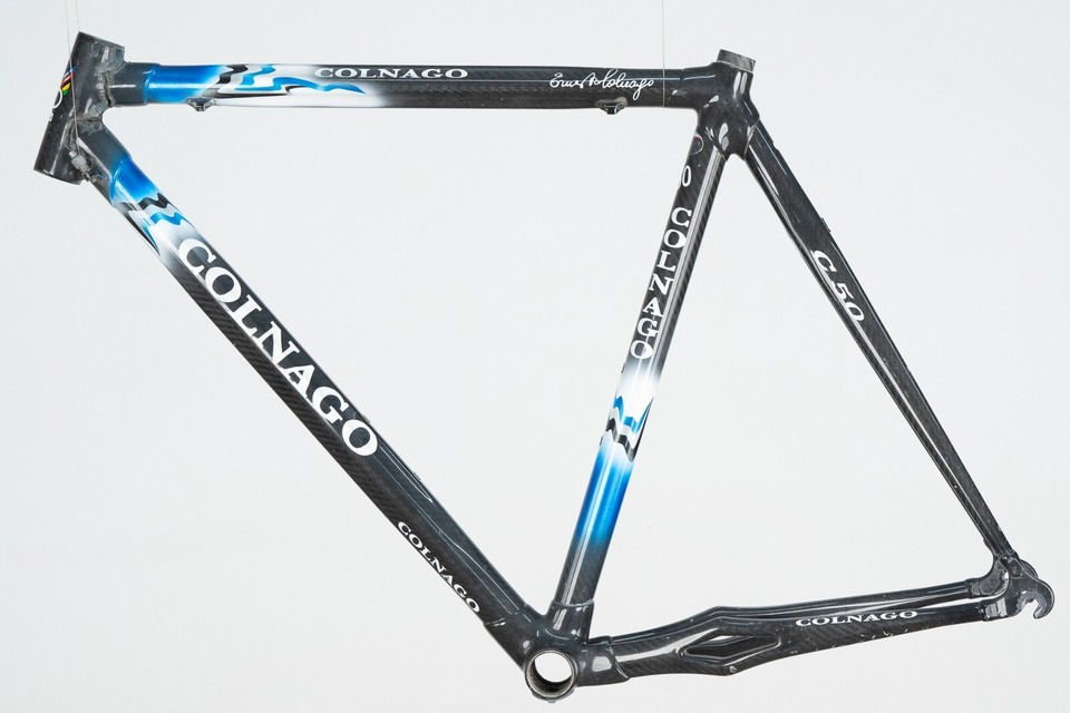 COLNAGO C50 CARBON FRAME VINTAGE ROAD RACING BIKE BICYCLE OLD LUGS ...