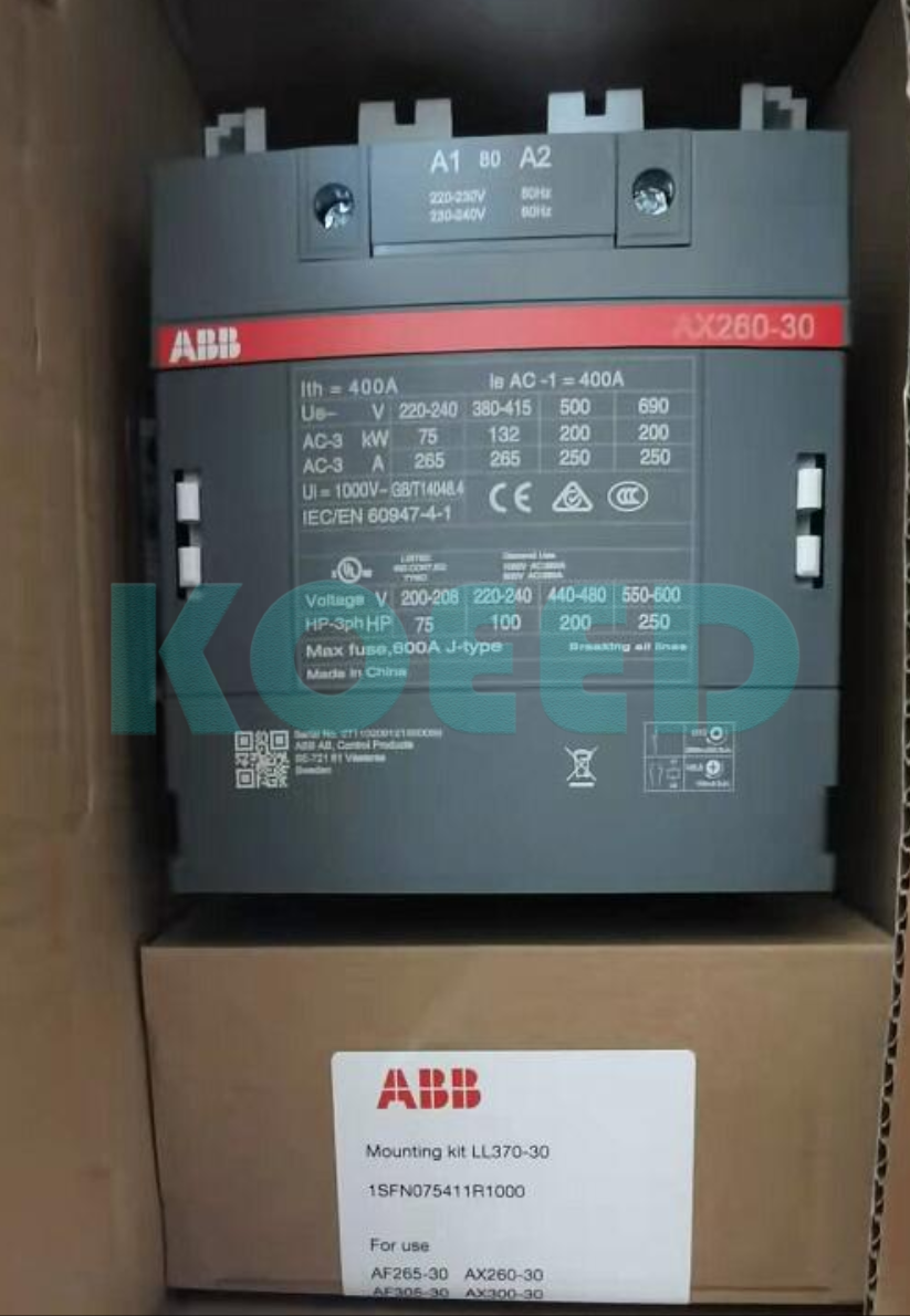 1PCS NEW ABB Ac contactor AX260-30-11-80 AC220V | eBay
