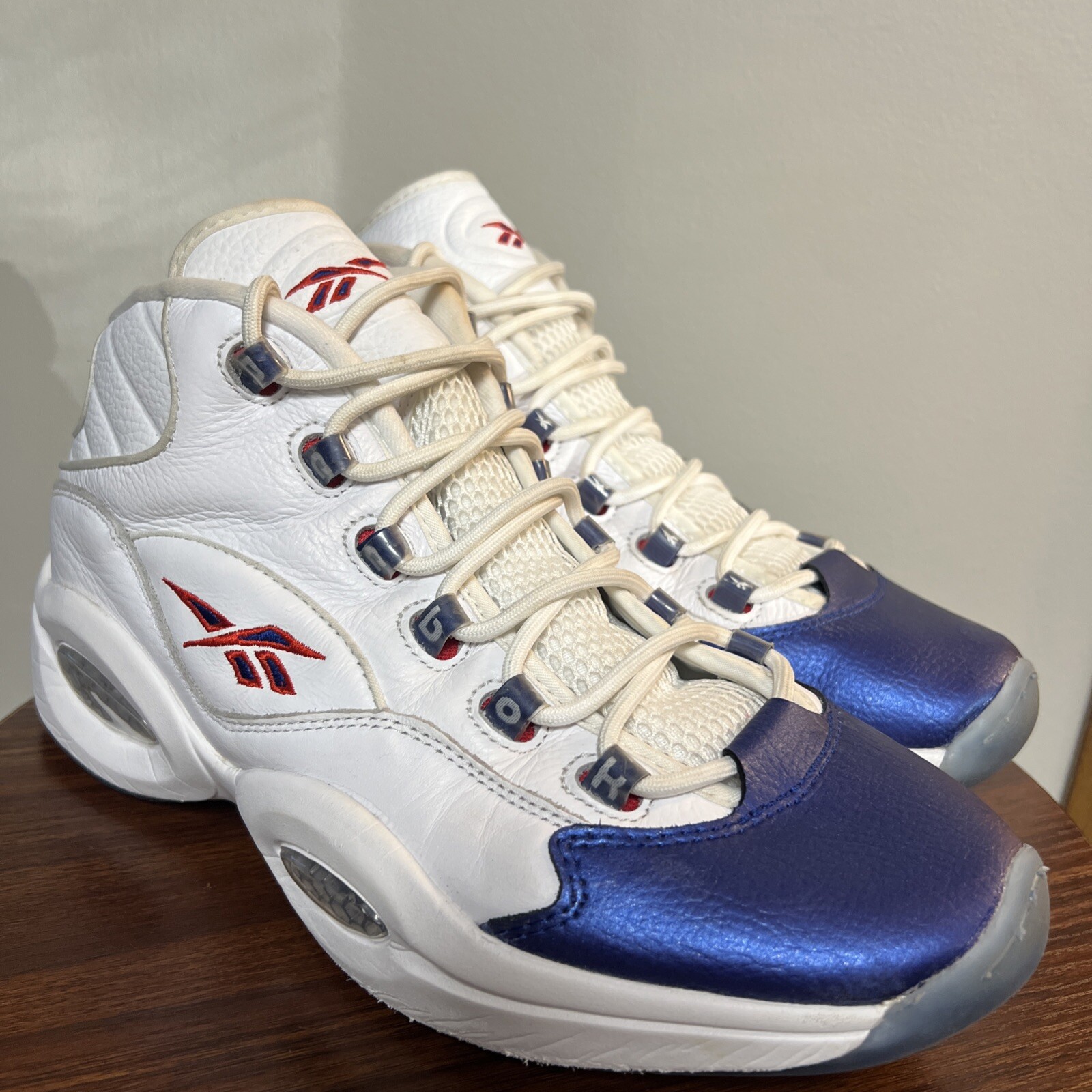 REEBOK QUESTION MID ALLEN IVERSON BASKETBALL SHOES SI… - Gem