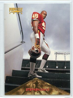 1996 Pinnacle Football - Rookie - #178 - Stephen Davis - Washington ...