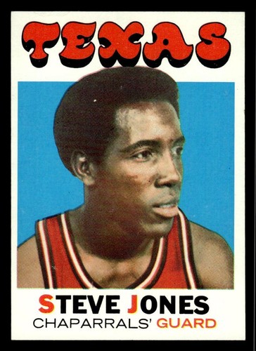 1971 TOPPS STEVE JONES 175 NRMT RC BASKETBALL TEXAS CHAPARRALS | eBay