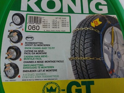 * CHAINES NEIGE MARQUE KONIG REF / O60 NEUVES | eBay