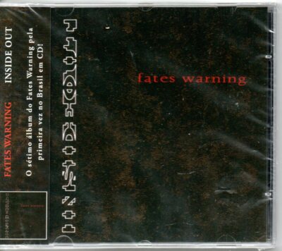 Inside Out by Fates Warning (Cd,Reissue, Brazil, 2022) New/Factory ...