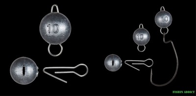 5 pack Cheburashka Cheb ball sinkers weights Jig Head 3g / 5g / 7g Soft ...