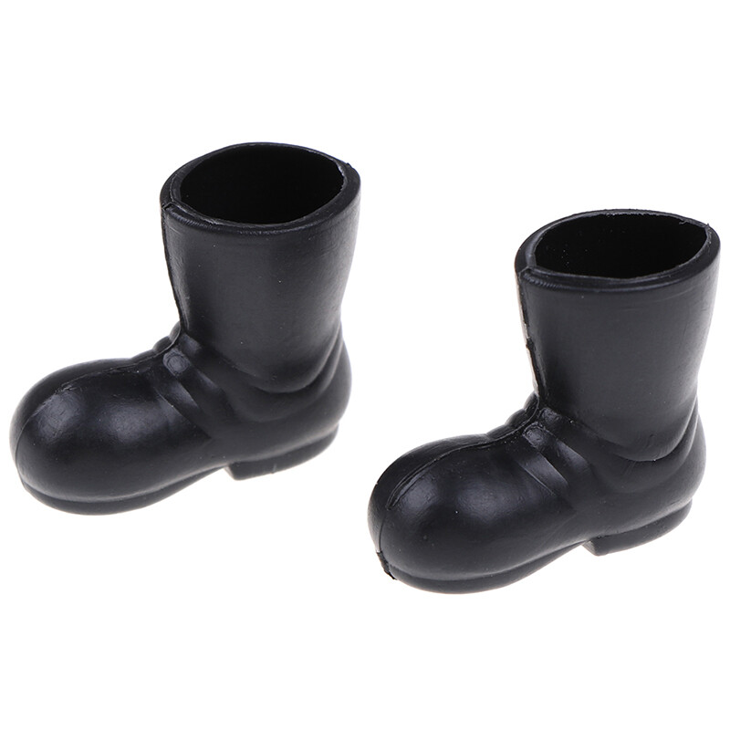 1 Pair 1:12 Dollhouse Miniature Accessories Mini Santa Claus Shoes Xmas ...