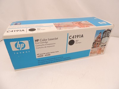 New Sealed GENUINE HP C4191A Black LaserJet Toner Cartridge for HP 4500 ...