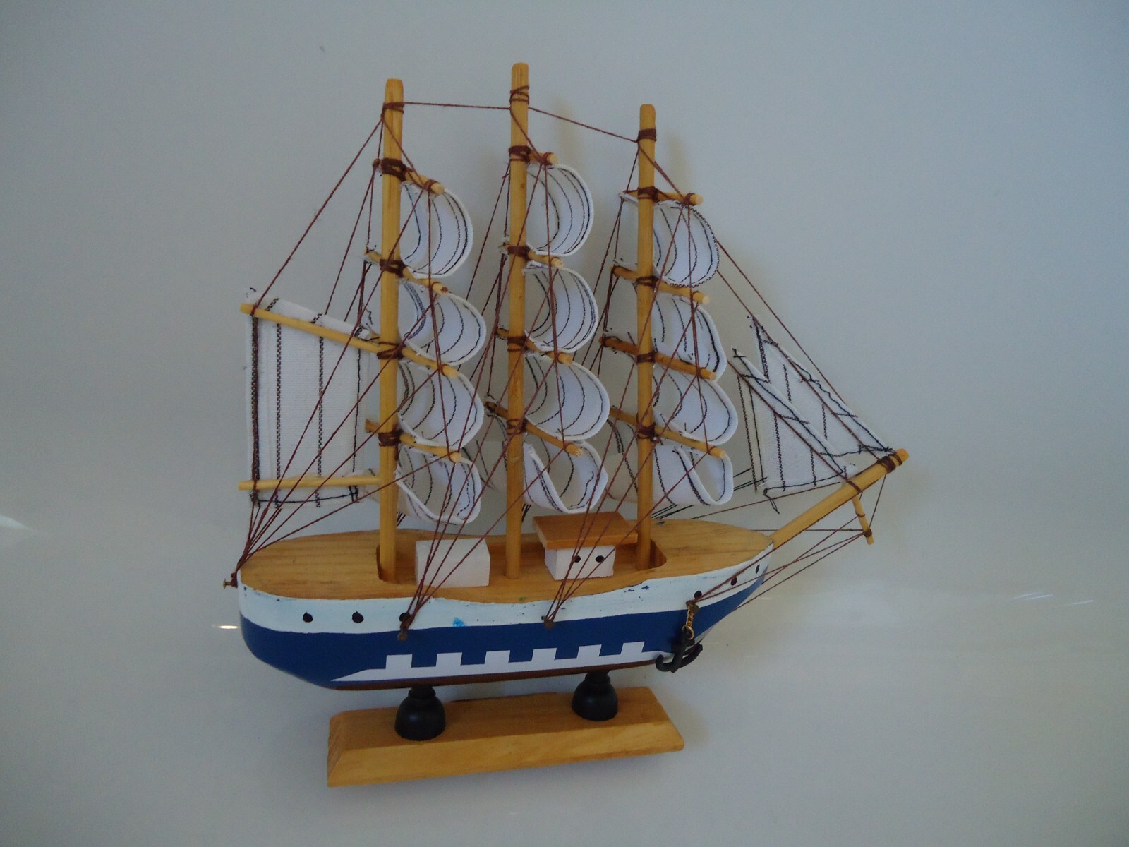 Ship Model Confection On Stand Made From Wood Lots Of Detail / Boat ...