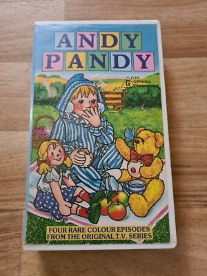 Vintage Andy Pandy VHS Video collectable rare colour episodes original ...