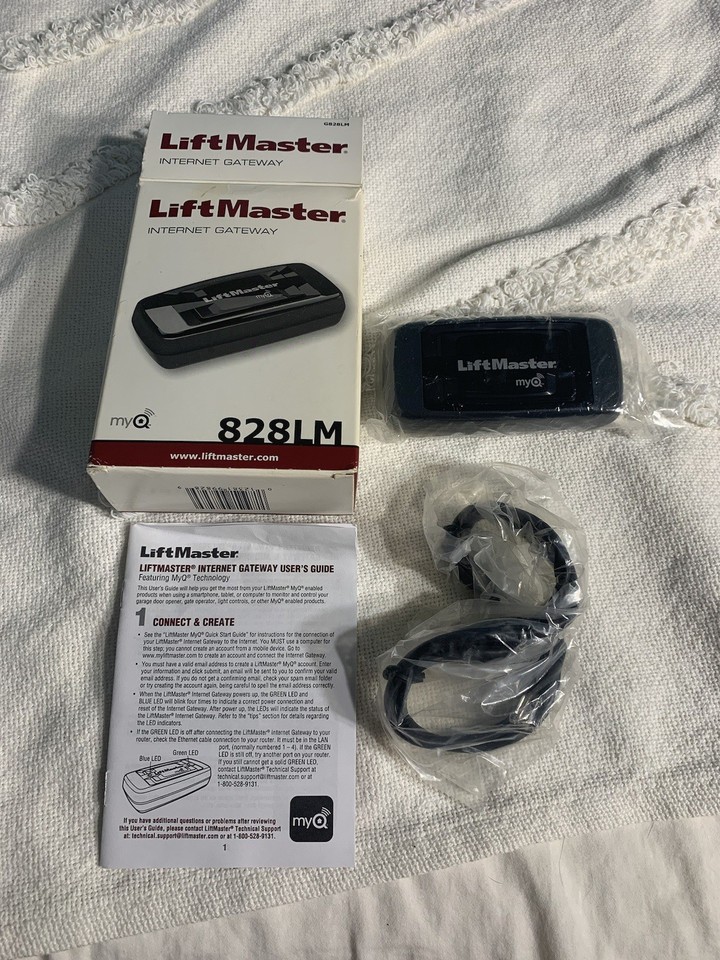 LiftMaster 828LM Internet Gateway MISSING POWER CORD READ | eBay
