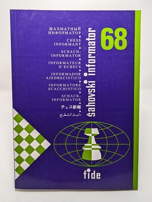 Chess Informant / Sahovski Informator 68 X 1996-I 1997 Russian Edition ...
