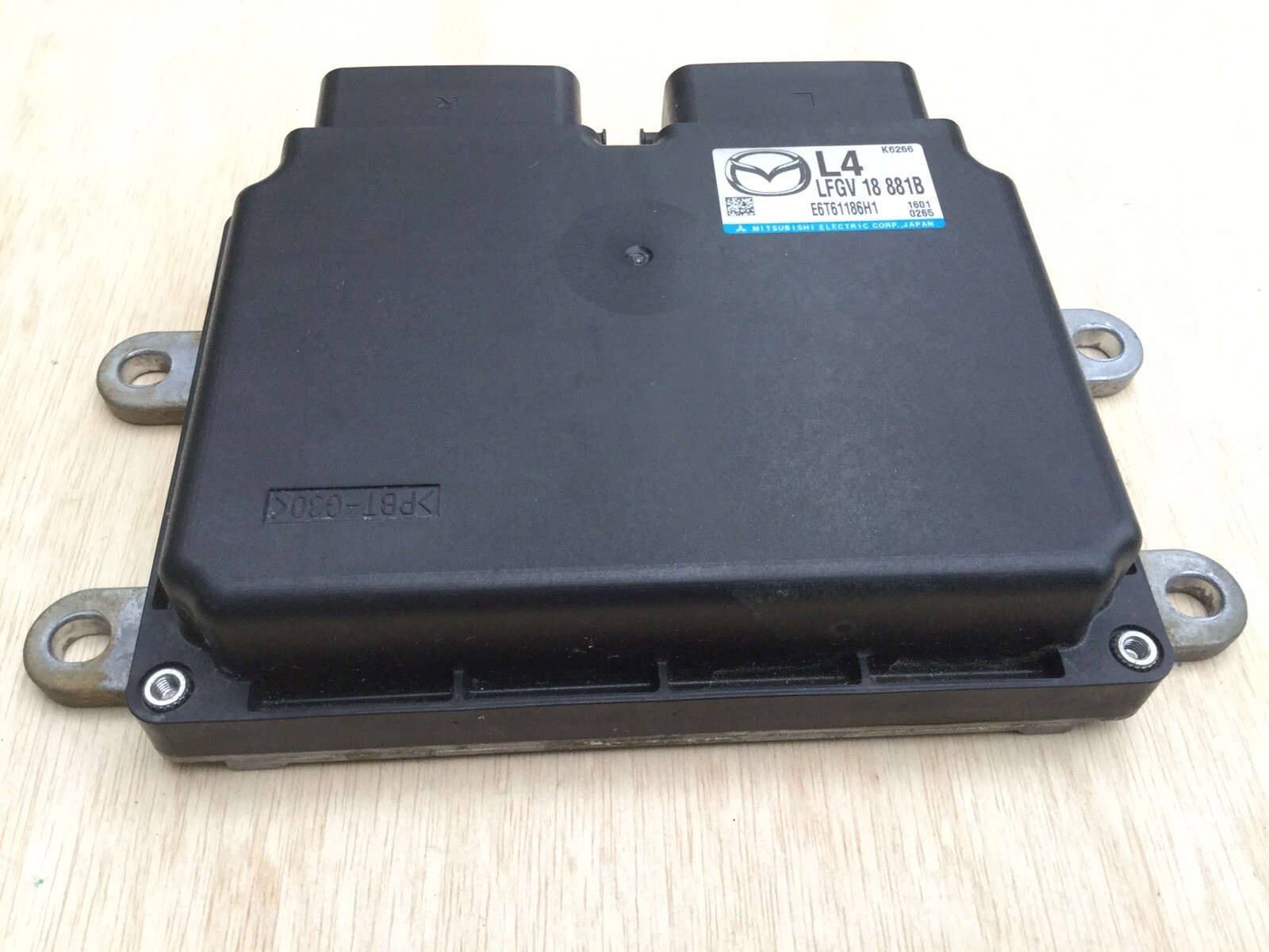 2011 11 MAZDA 3 COMPUTER BRAIN ENGINE CONTROL ECU ECM EBX MODULE K6266 ...