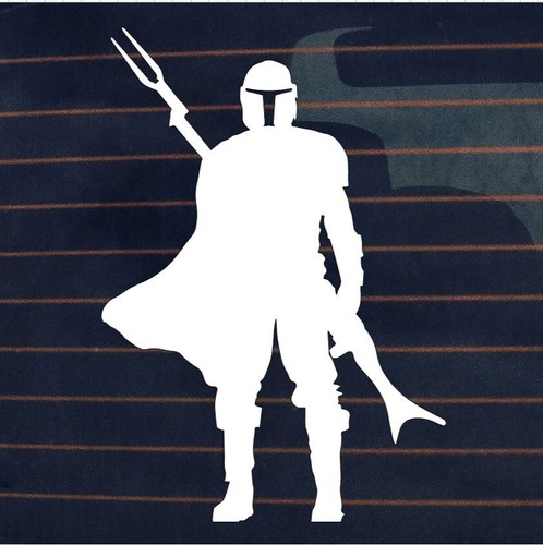 Mandalorian Mando Vinyl Sticker Decal Car Window UTE 4x4 | eBay Australia