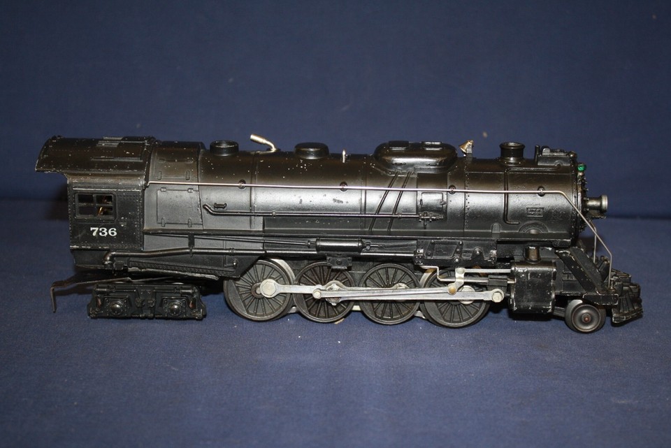 Lionel 736 2-8-4 Berkshire Loco (1961-68 Version) w/736W PRR Tender ...