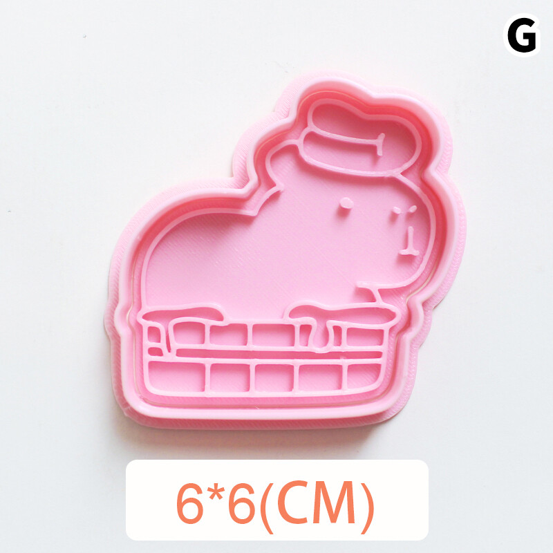 Cartoon Capybara Shaped Cookie Cutter Cute Fondant Biscuit Mold Cake ...
