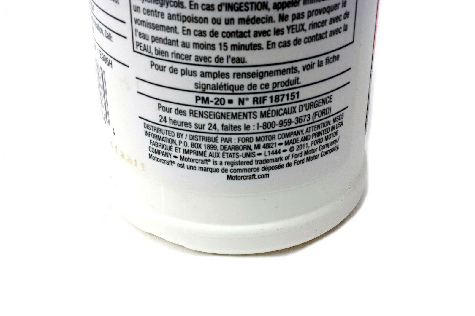 Ford Motorcraft High Performance Motor Vehicle ABS Brake Fluid Bottle ...
