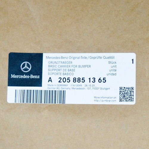 OEM MERCEDES-BENZ C-CLASS W205 FRONT BUMPER LOWER BRACKET A2058851365 ...