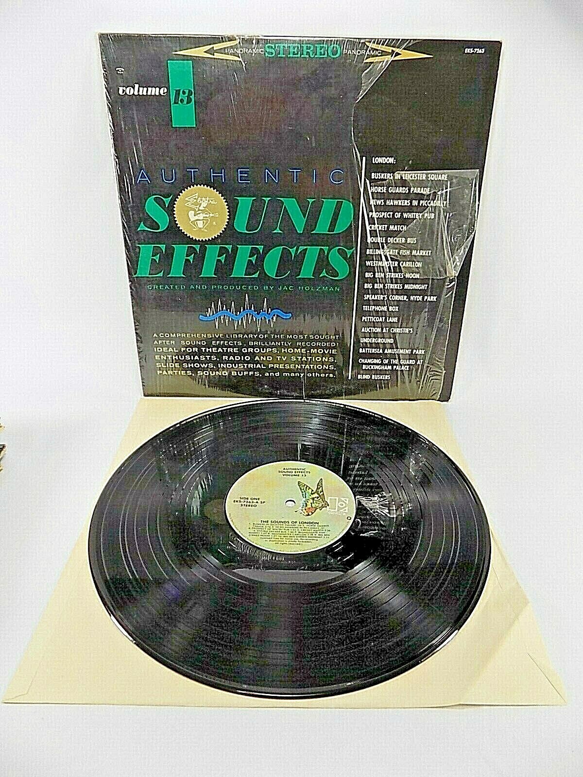 AUTHENTIC SOUND EFFECTS VOLUME 13 SOUNDS OF LONDON ALBUM ELEKTRA RECORD ...