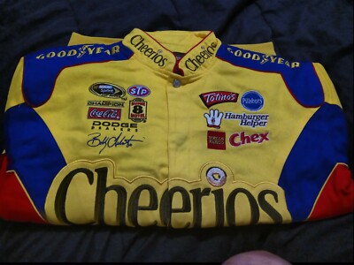 Bobby Labonte #43 Cheerios Racing Race Jacket Men Size Medium NASCAR ...