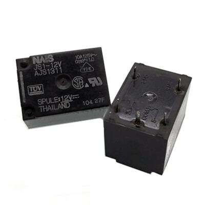 2PCS MATSUSHITA JS1-12V AJS1311 JS1-12V-F 12VDC Power Relay 5Pins | eBay