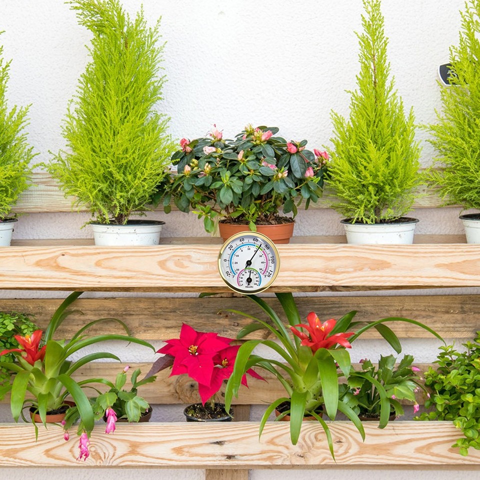 4pcs Indoor Outdoor Thermometer Weather Thermometer Hygrometer ...