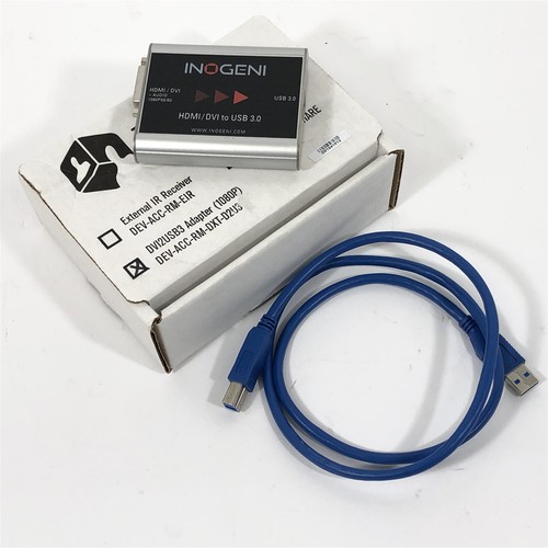 NEW INOGENI DVIUSB HDMI/DVI to USB 3.0 Video Capture Card 1080p 60 FPS ...