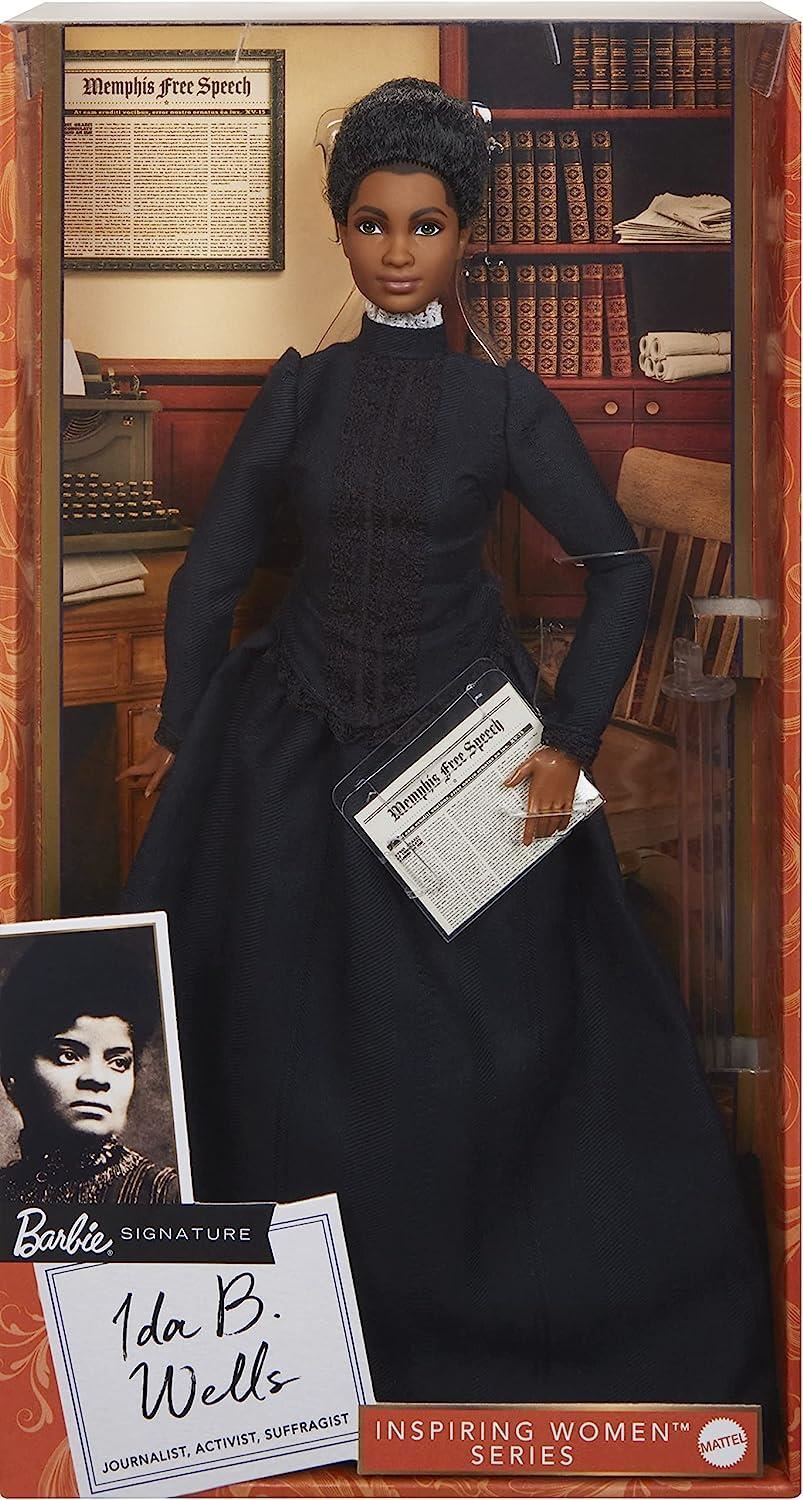Ida B Wells Barbie Doll Journalist Activist Equality Inspiring Women ...