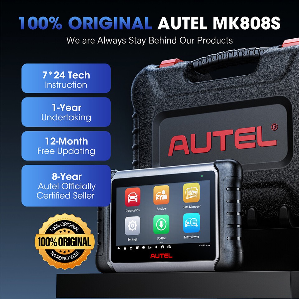 Autel MaxiCOM MK808 S Bidirectional Scanner Tool Diagnostic Scanner K ...