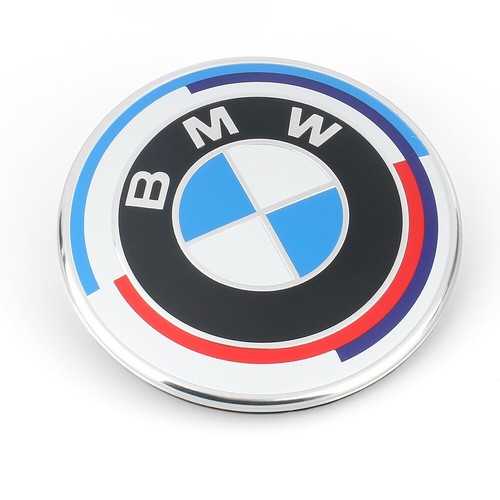 For BMW 82mm Car Front Engine Cover Badge Emblem Hood BMW 50th ...