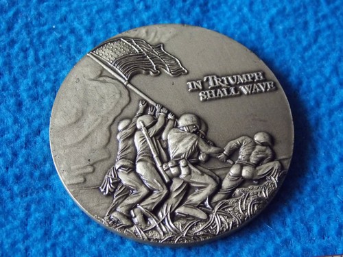 IN TRIUMPH SHALL WAVE - FOR CONQUER WE MUST - CHALLENGE COIN - 2 INCH ...