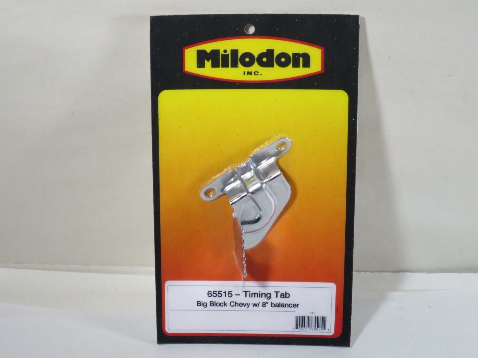 Milodon 65515 Timing Tab Steel Chrome 8in Damper BBC | eBay