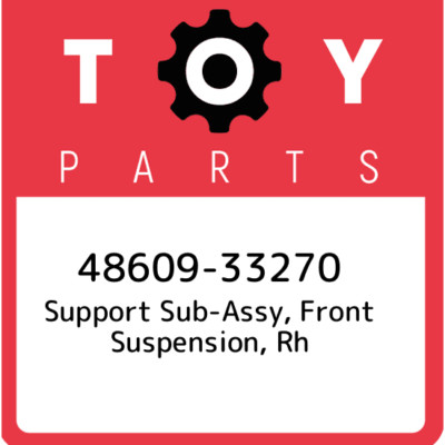 48609-33270 Toyota Support sub-assy, front suspension, rh 4860933270 ...