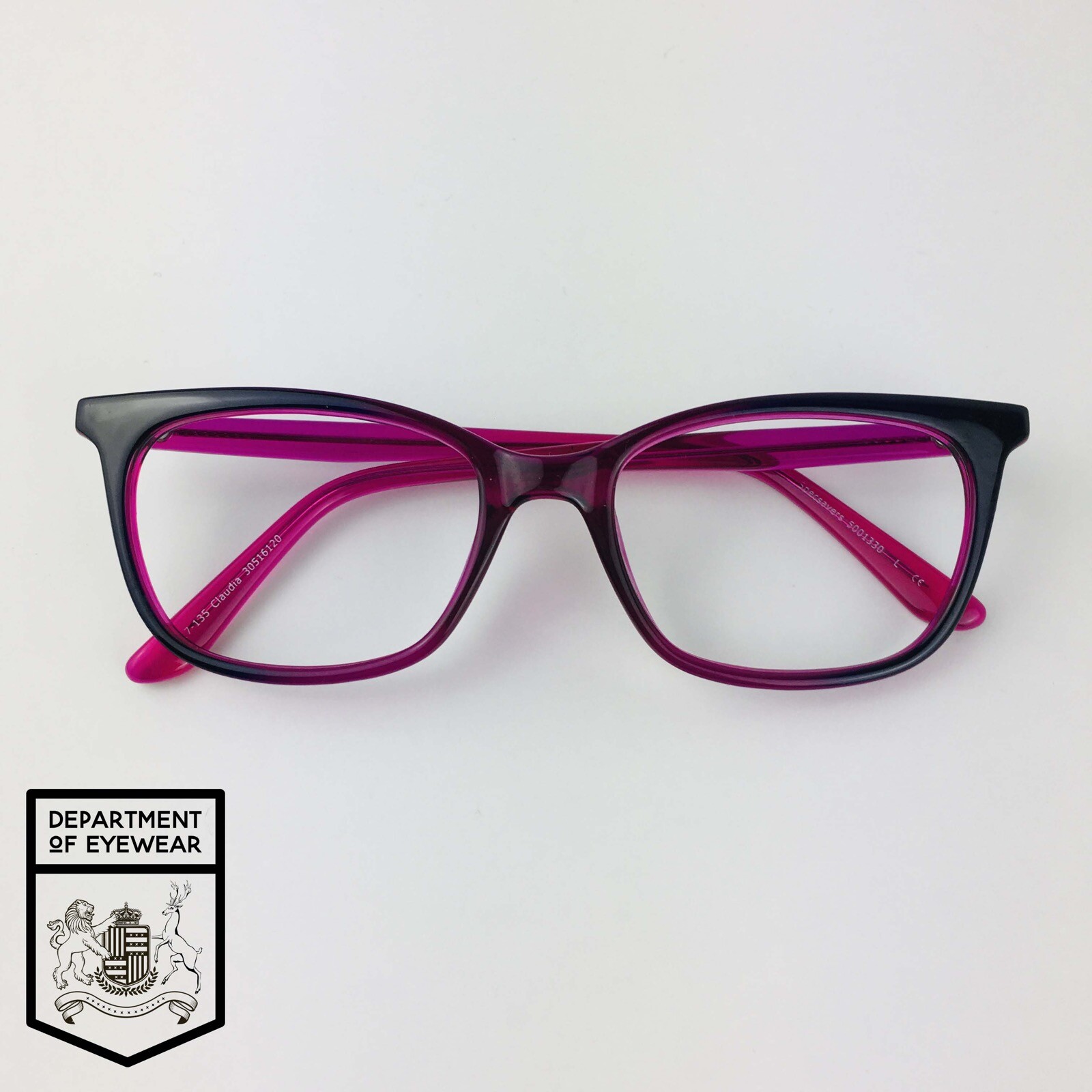 SPECSAVERS eyeglasses PINK/BLACK CATS EYE glasses frame MOD: CLAUDIA ...
