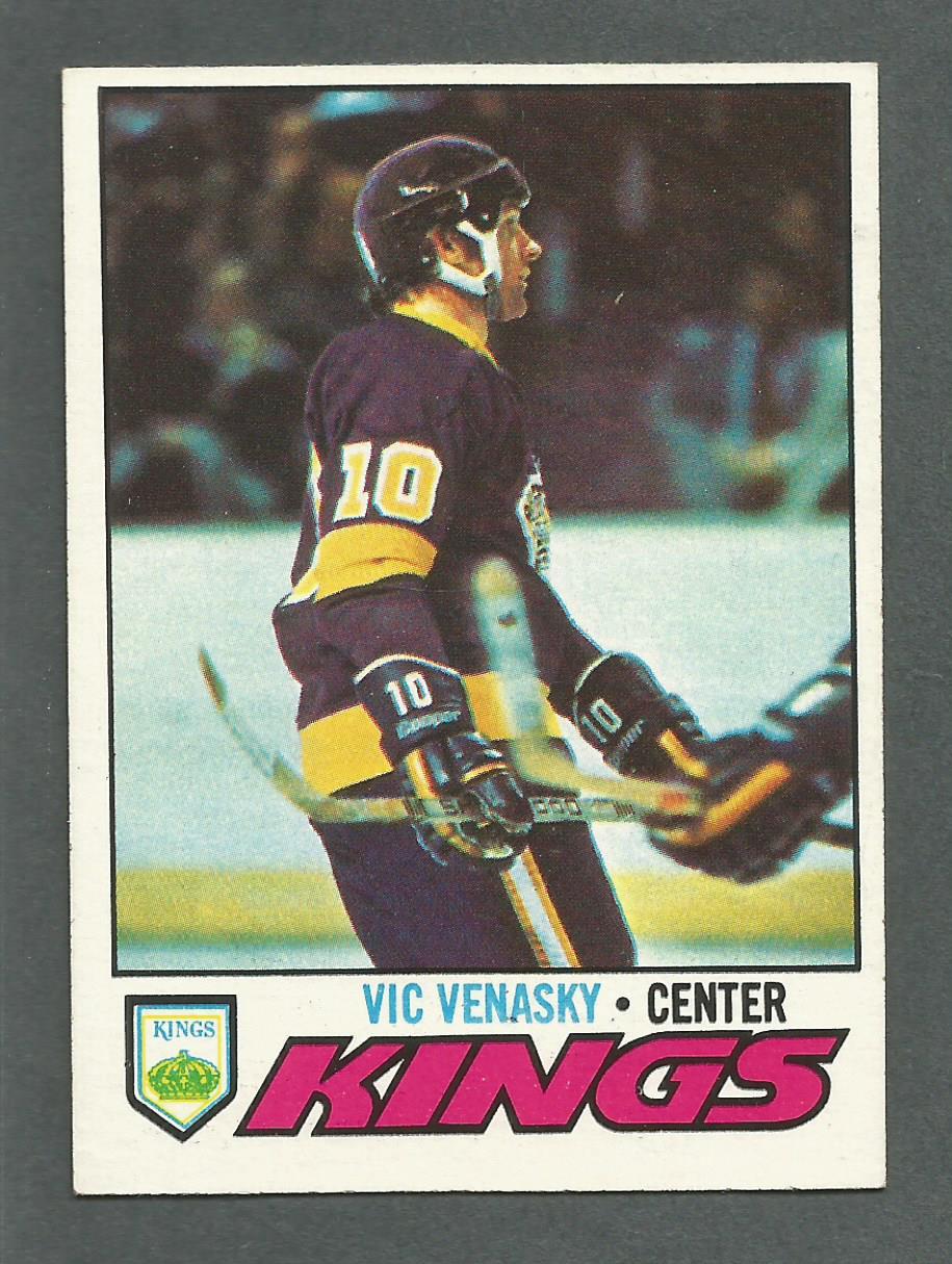 1977-78 Topps Hockey Vic Venasky #187 Los Angeles Kings NM/MT | eBay