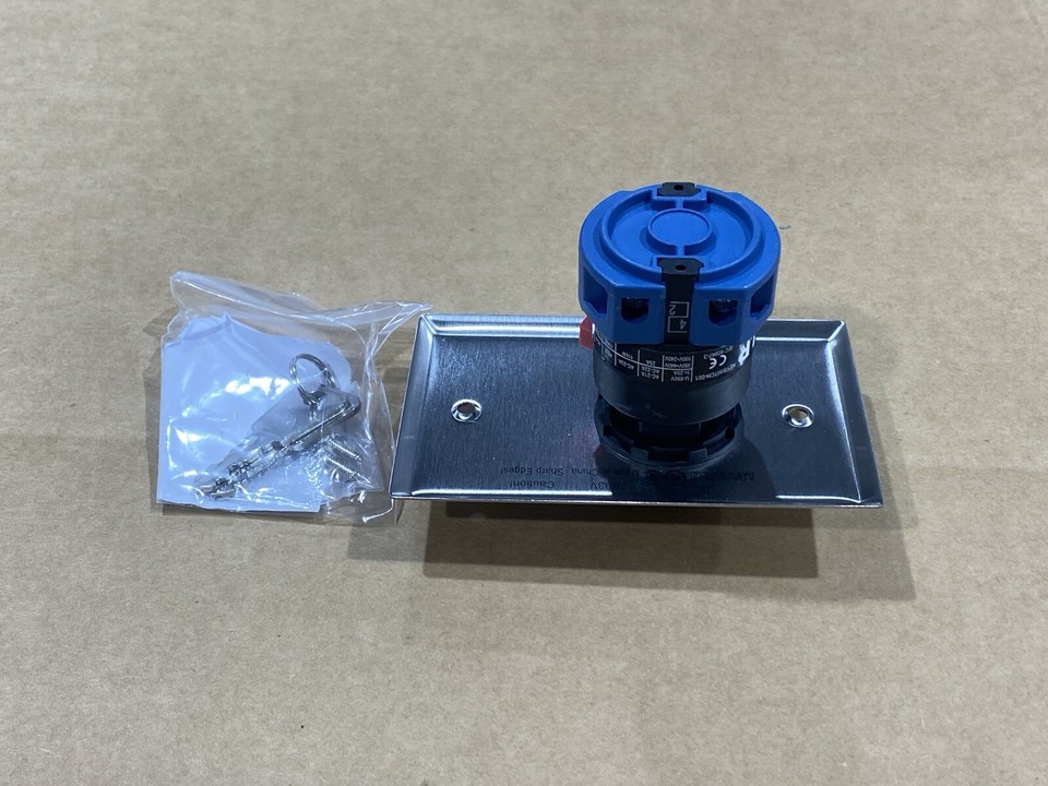 LynRus Single Gang Key Switch w/ Keys KS-1G-LR for Curtain Basketball ...
