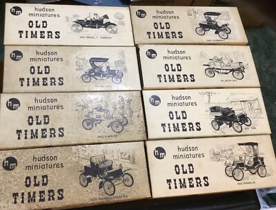 Old Timers Car Kits 8 Kits Hudson Miniatures | eBay