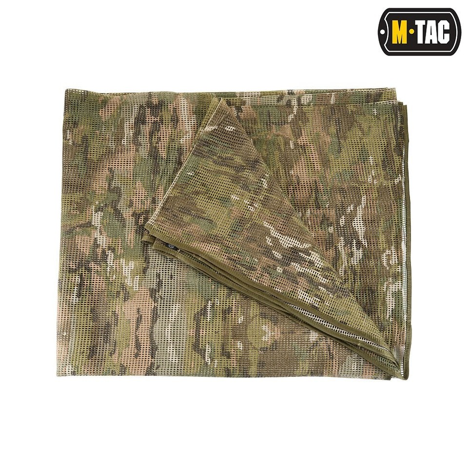 Camouflage M-Tac sniper mesh scarf 250*200 cm multicam MTP Sniper cape ...