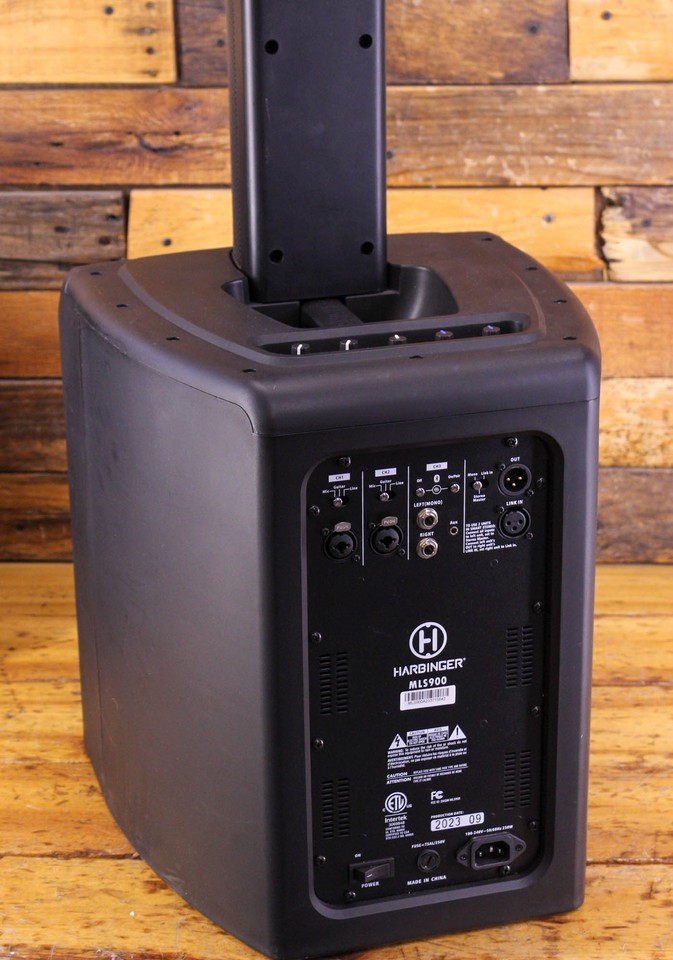 Harbinger MLS900 Active Personal Line Array PA System Black ISSUE | eBay