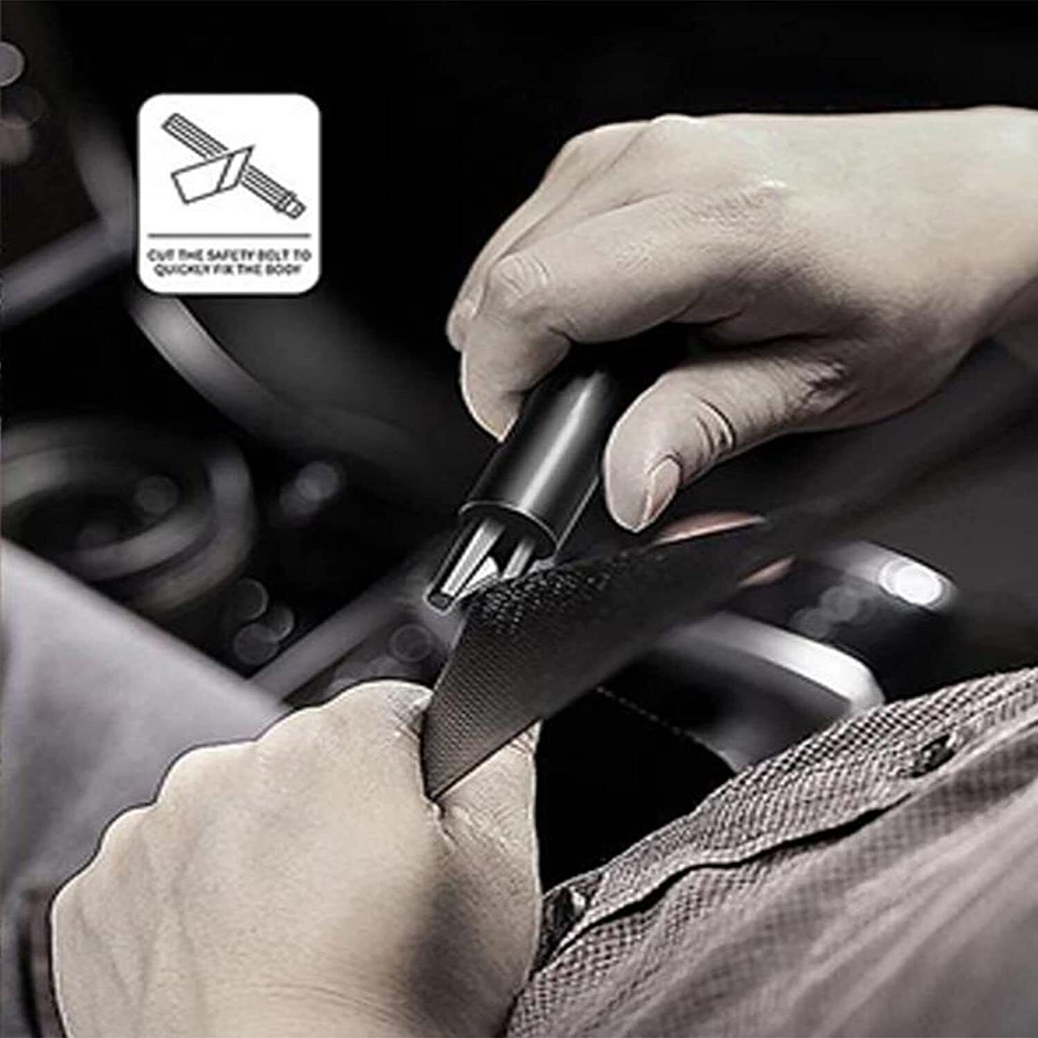 1pc Car Emergency Escape Rescue Tool Glass Breaker Hammer Window ...