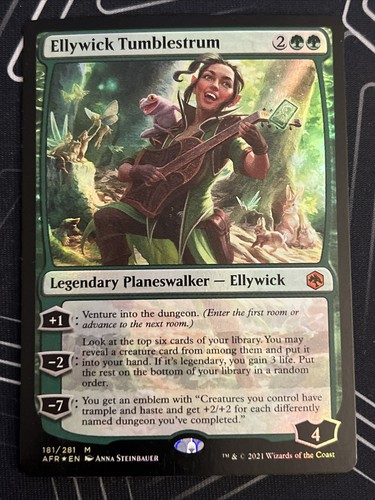 1x Foil Ellywick Tumblestrum (181) Adventures in the Forgotten Realms ...