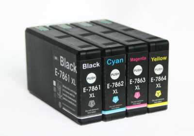 4 compatible 786XL 786XL ink for epson workforce pro WF 4630 WF 4640 ...