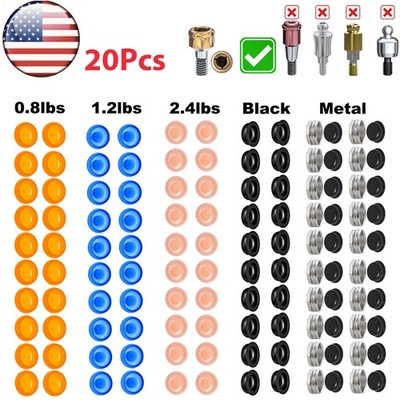 US 20Pcs Dental Overdenture Locator Retention Cap Inserts For Implant ...