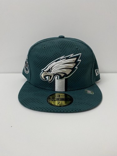 New Era 59fifty Philadelphia Eagles Logo NFL Sideline Green SnapBack ...